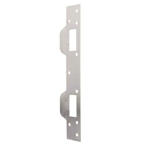 Satin Nickel Security Latch Strike | Door Plate Home Entry Defiant ...