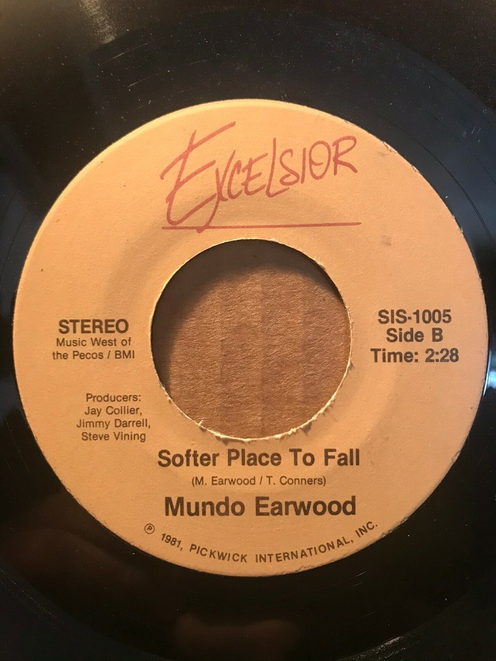 Blue Collar Blues/Softer Place To Fall by Mundo Earwood (Excelsior SIS ...