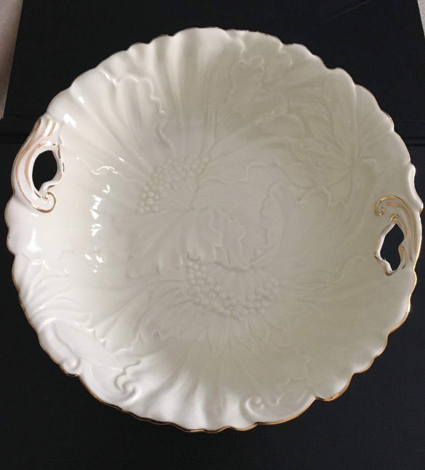 NEW LA DOLCE VITA BY JA DESIGN IVORY GOLD COLLECTION ROUND BOWL | eBay