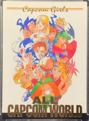 Capcom Girls All Capcom World SP4 Card 1997 Carddass Gilt Lettering | eBay