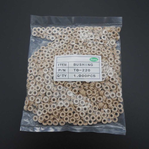 1000Pcs TO-220 High Temperature Insulation Washer Bushing Brown 3MM For ...