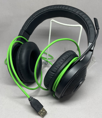 razer kraken usb wired gaming headset adjustable surround sound analog ...