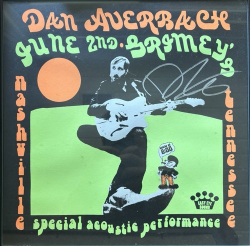 Dan Auerbach Signed Grimey’s Record Release Show Poster 1/200 | eBay