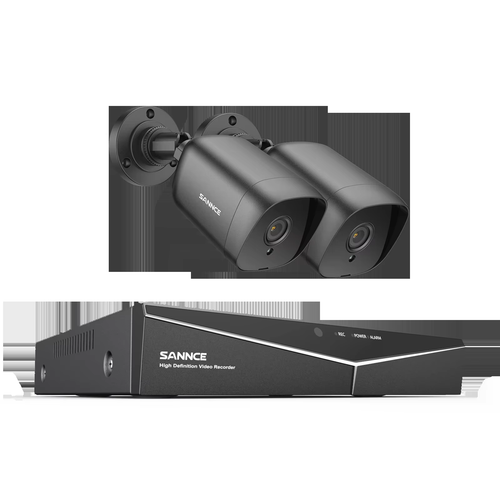 4CH DVR CCTV System 2PCS/4PCS 2MP IR Outdoor Security Cameras 1080P TVI ...