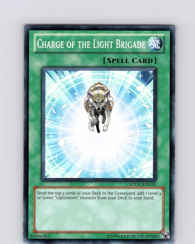 Yu-Gi-Oh TCG Charge Of The Light Brigade SDDC-EN035 1st Edition Common ...