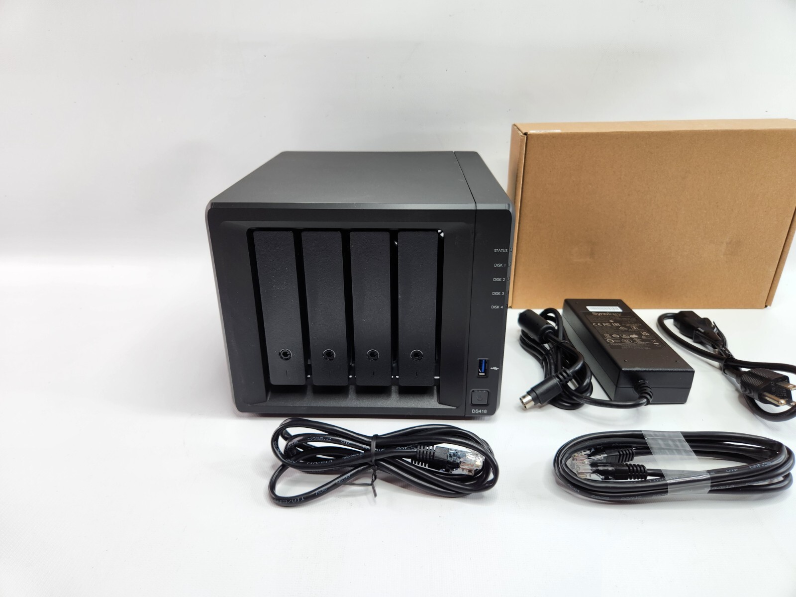 Synology DS418 - 4 bay NAS DiskStation - Black - Network Attached ...