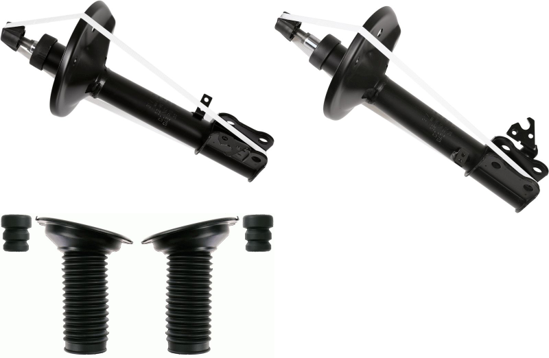 Sachs Front Shock Absorber Kit fits Toyota Rav 4 SXA11 2.0 4WD (SXA11 ...