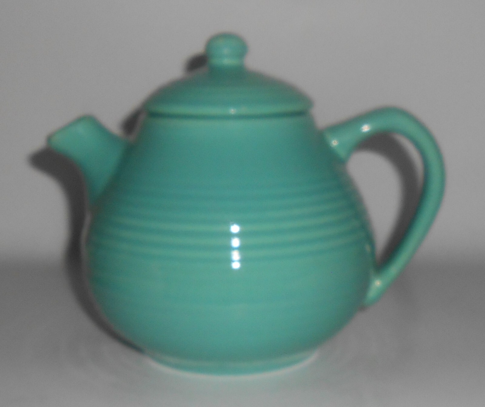 VERY RARE Bauer Pottery Monterey Ring Jade Teapot | eBay