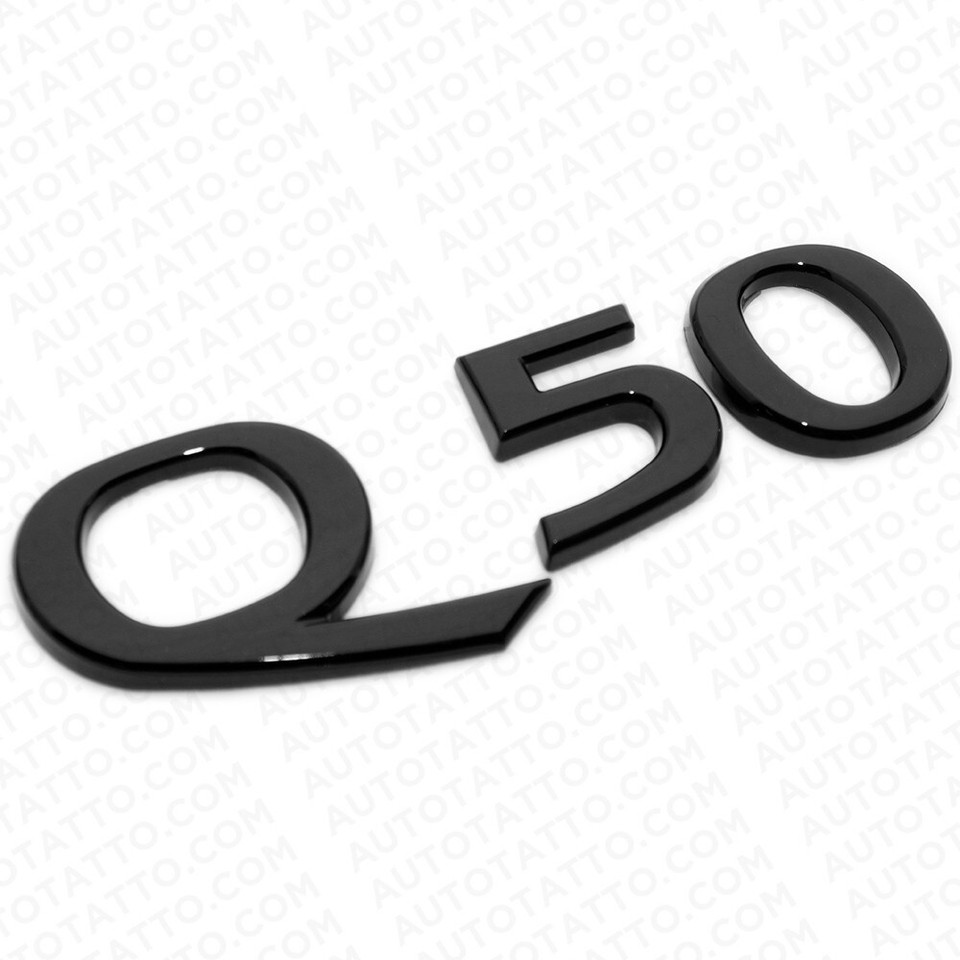 For Infiniti Q50 Rear Trunk Logo Letter Badge Emblem Nameplate Sport ...