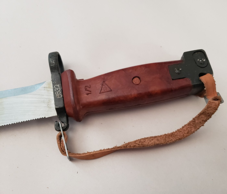 Vintage Cugir Romanian Combloc Type II Bayonet w/ Scabbard AIMS #6832 ...