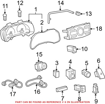 Genuine OEM Hazard Warning Switch For Toyota Corolla 8433202170 | eBay