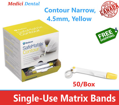 Dental Pro-Matrix Band Curve – Narrow, 4.5 mm, 50/Bx, Matrix Bands ...