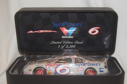 Mark Martin 1/24 #6 Valvoline/Synpower Bank Edition Diecast CAR | eBay