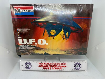 Vintage 1966 Monogram The U.F.O. UFO Model Kit New Sealed Rare | eBay