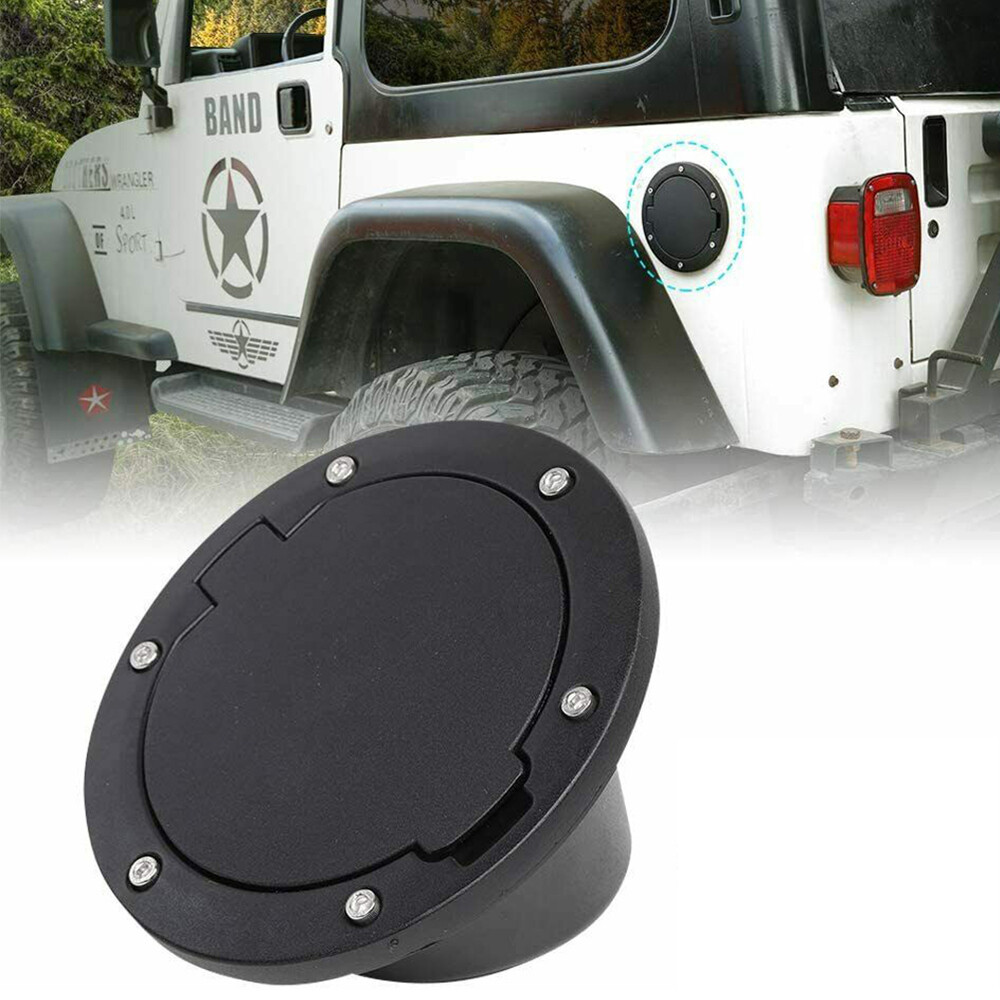 Non-Locking TJ Gas Cap Tank Fuel Filler Cover for Jeep Wrangler TJ 1997 ...