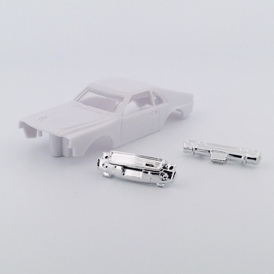 Auto World 69 AMX Javelin Unpainted Body Kit, Chrome Bumpers, Fits ...