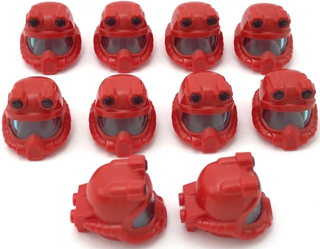 LEGO White Minifigure Helmet with Dark Blue Diver Goggles | eBay