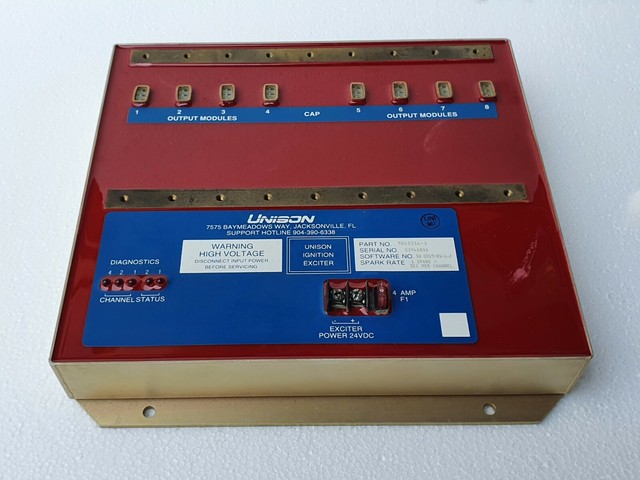 Unison 9060316-1 Gas Turbine Ignition Exciter 24vdc 1 Spark/ Second ...