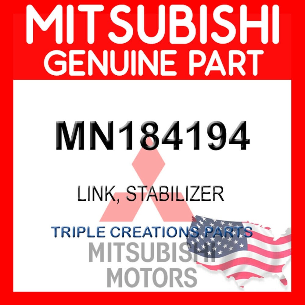 Genuine Mitsubishi Mn184194 Link Rear Suspension Stabilizer OEM | eBay
