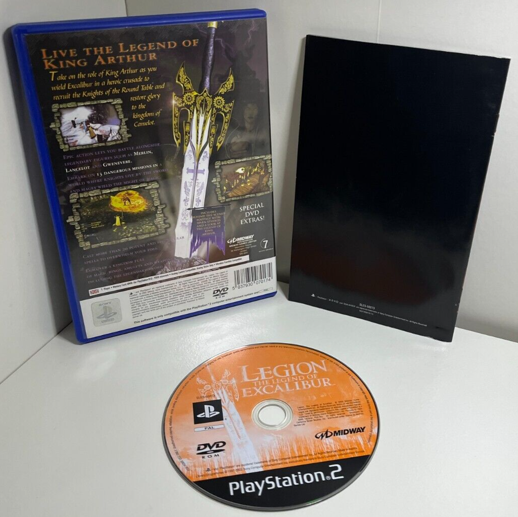 Legion The Legend of Excalibur Sony PlayStation 2 Ps2 PAL Game 2002 for ...