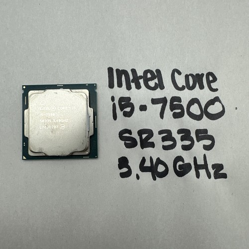Intel Core i5-7500 7th Gen i5 3.40GHz LGA1151 Quad Core SR335 Used ...