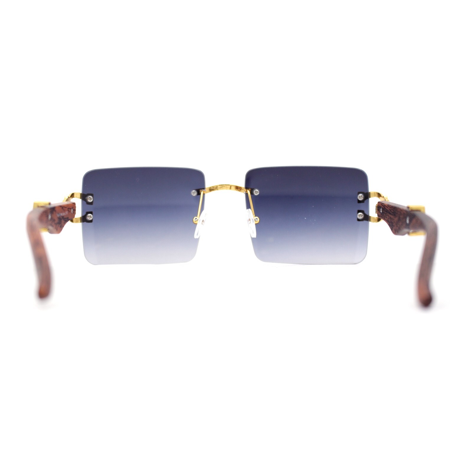 Leopard OG Gangster Rapper Rimless Wood Buffs Sunglasses | eBay