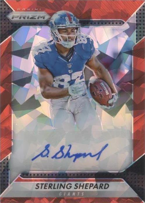 2016 Panini Prizm - Rookie Autograph Sterling Shepard #RA-SSP Red ...