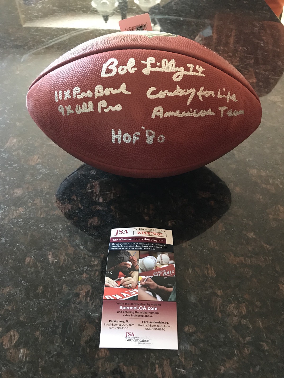 Bob Lilly Autographed Memorabilia | Signed Photo, Jersey, Collectibles ...