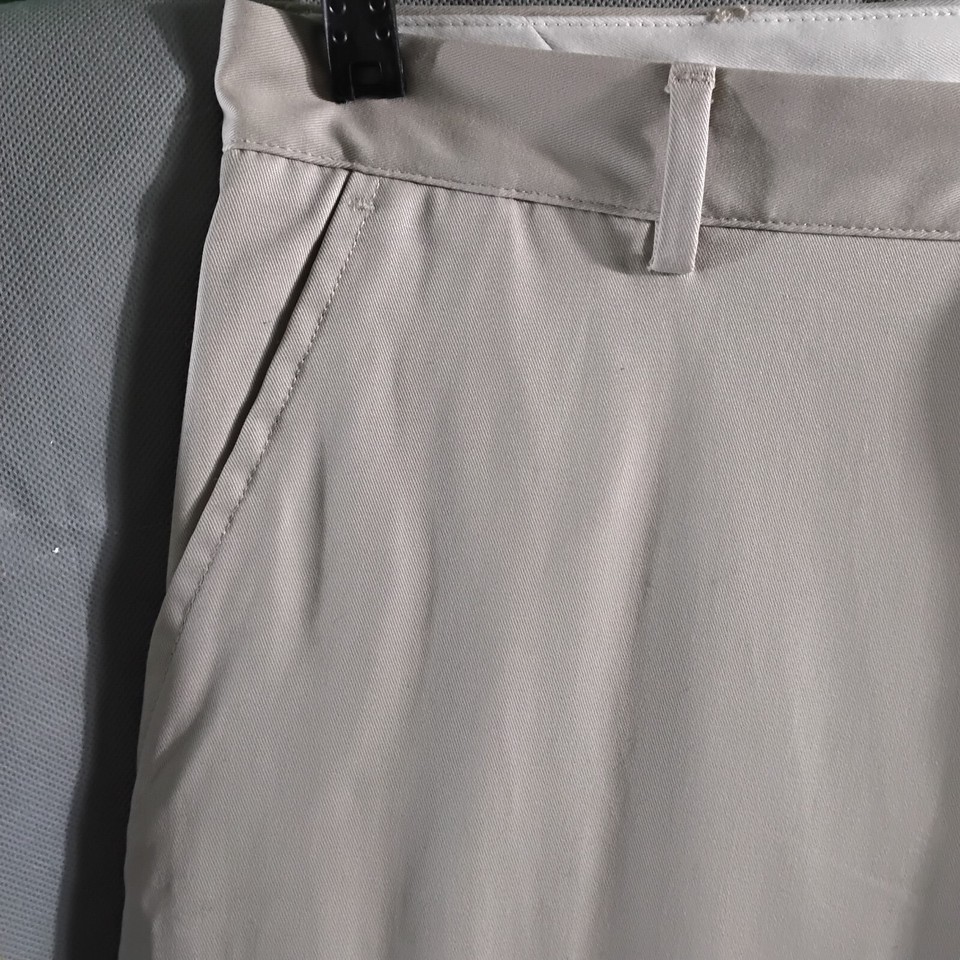 CHAPS Khaki Tan Mens SZ 36 x 30 Relaxed Fit Wide Leg Dress Pants | eBay