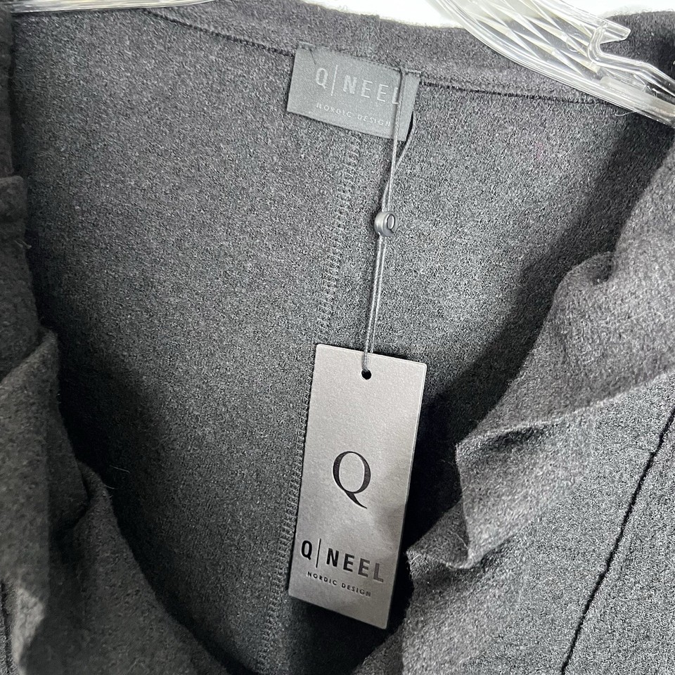 Q Neel Coat Jacket Women 14 Longline Waistcoat Langenlook Wool Blend ...