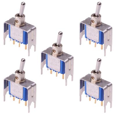 5 x 5236Y6CDB17 APEM On-On Miniature PCB Toggle Switch SPDT | eBay
