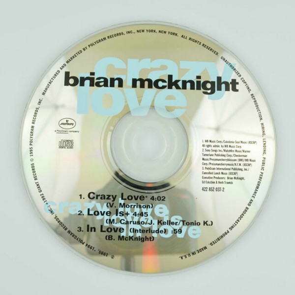 Crazy Love [CD Single] [Single] by Brian McKnight (CD, Jun-1995 ...