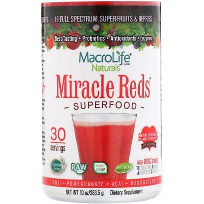 Macrolife Naturals, Miracle Reds®, Superfood, Goji, Pomegranate, Acai ...