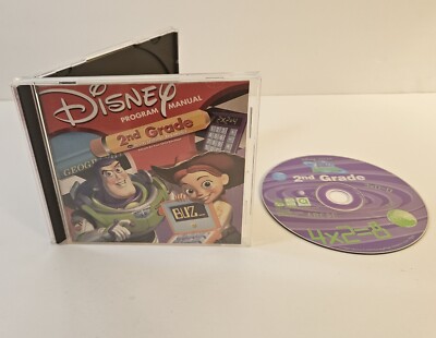 Buzz Lightyear 2nd Grade PC CD-Rom 2000 Disney Windows Mac Children ...
