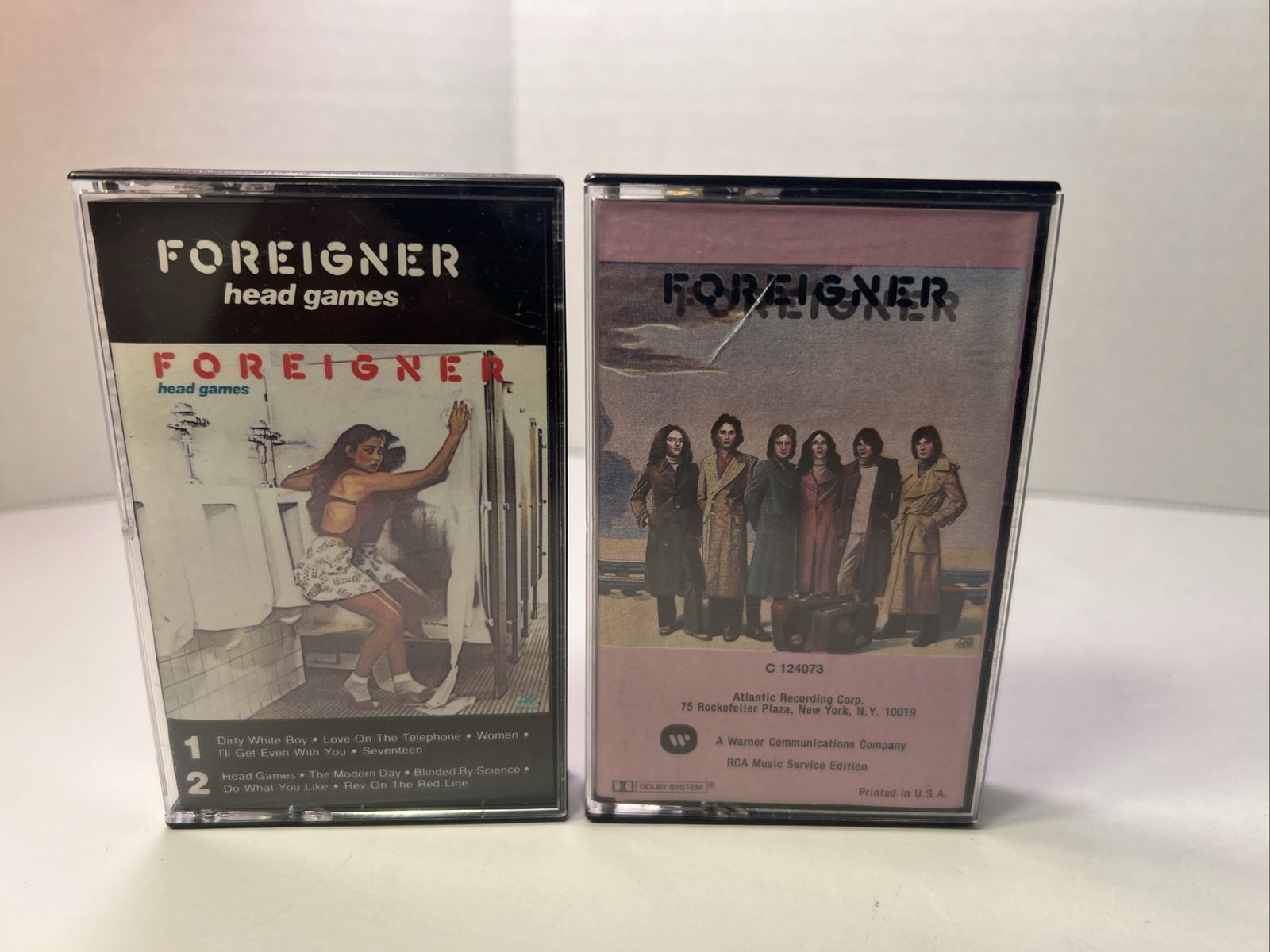 FOREIGNER & HEAD GAMES Cassette Classic Rock 1977 & 1979 Lot Of 2 Atlantic Vtg | eBay