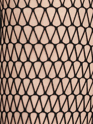 $67 NEW Wolford SAIL NET FISHNET TIGHTS Matte Finish Black M | eBay