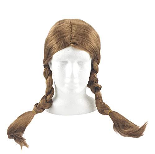 Willie Braided Wig with Bandana - Hillbilly Country Red Neck Cowboy ...