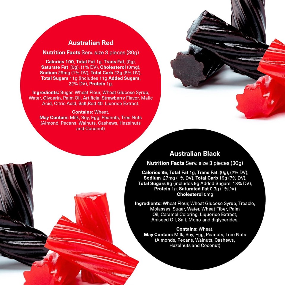 Licorice.com Gourmet Licorice Candy – Soft Licorice Assortment Duo Pack ...