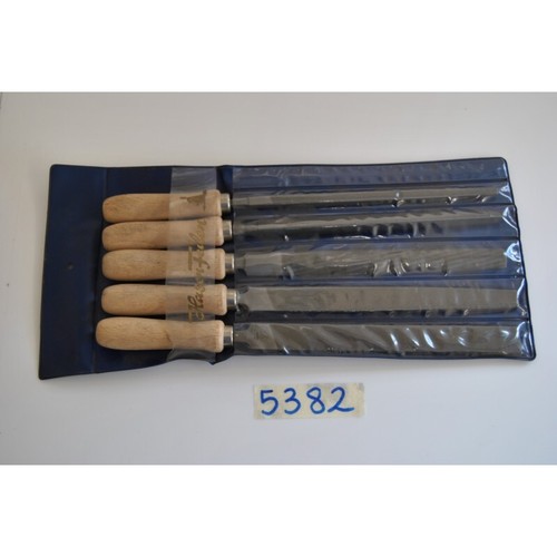 5Pc File Set With Wooden Handle Length 100Mm Hasen-Feilen | eBay