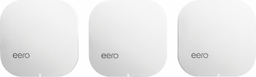 eero B010301 Pro Mesh Wi-Fi System 2.4GHz - 5GHz 2nd Gen - White 3-Pack ...