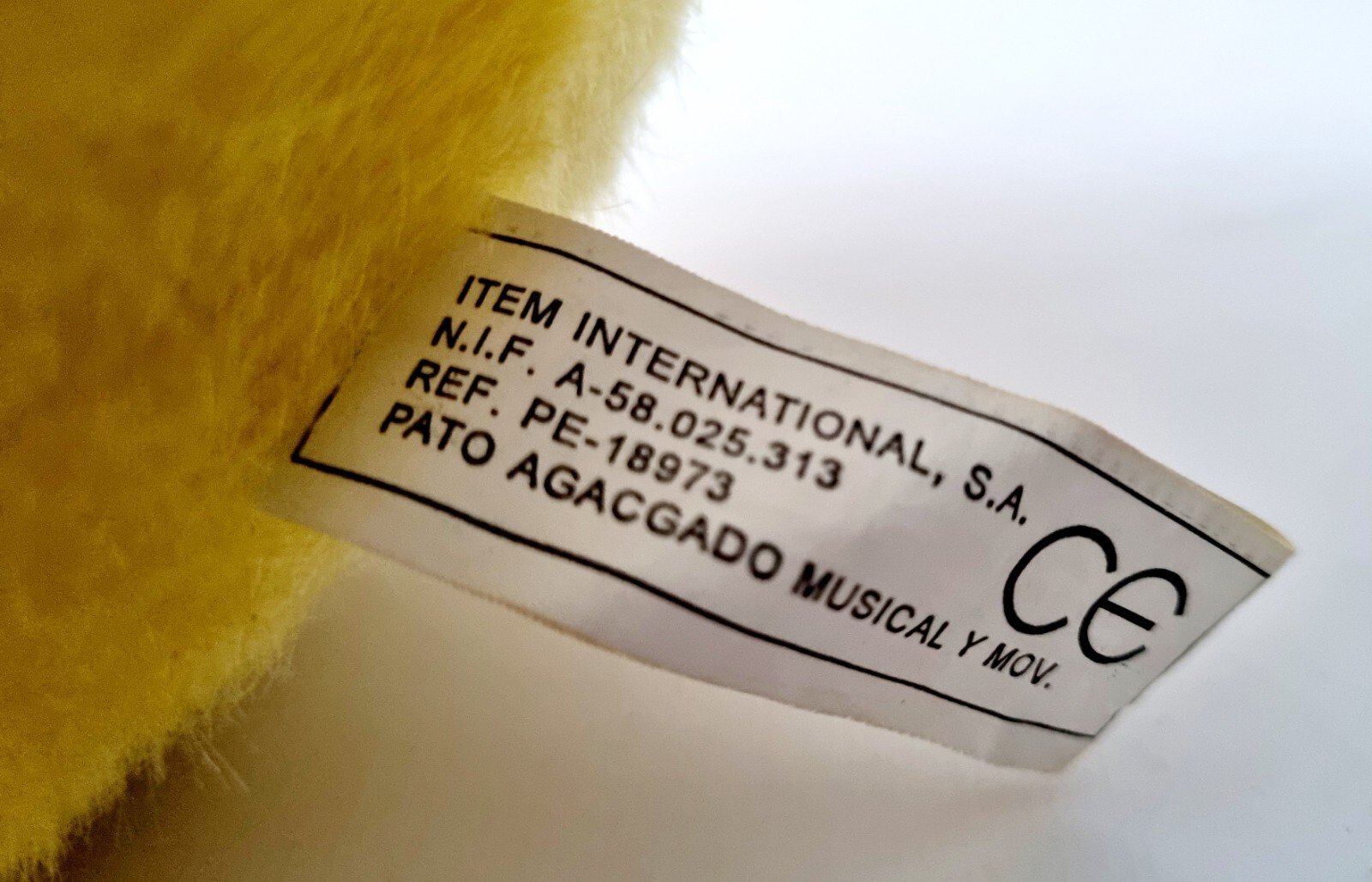 Vintage Item International Singing Duck Yellow Color 10" Animated Plush ...