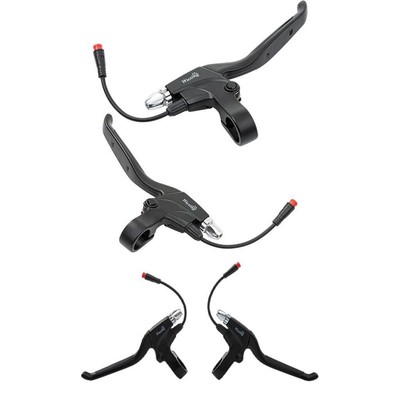 Universal Brake Levers Anti-Skid Brake Handlebar Accessories W/ Hole ...