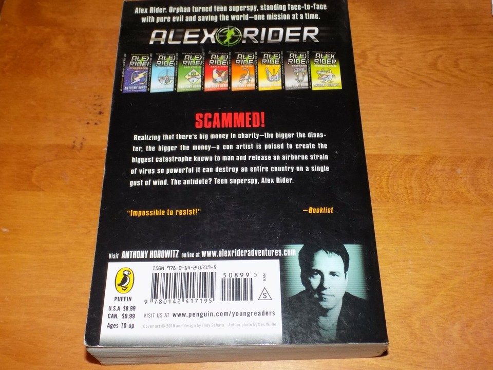 ALEX RIDER CROCODILE TEARS Anthony Horowitz MI6 Secret Rogue Agent ...