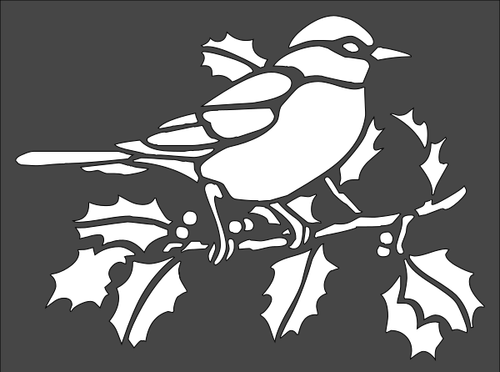8"x9.5" Clear Plastic Stencil - Bird Robin (SC204)***** | eBay