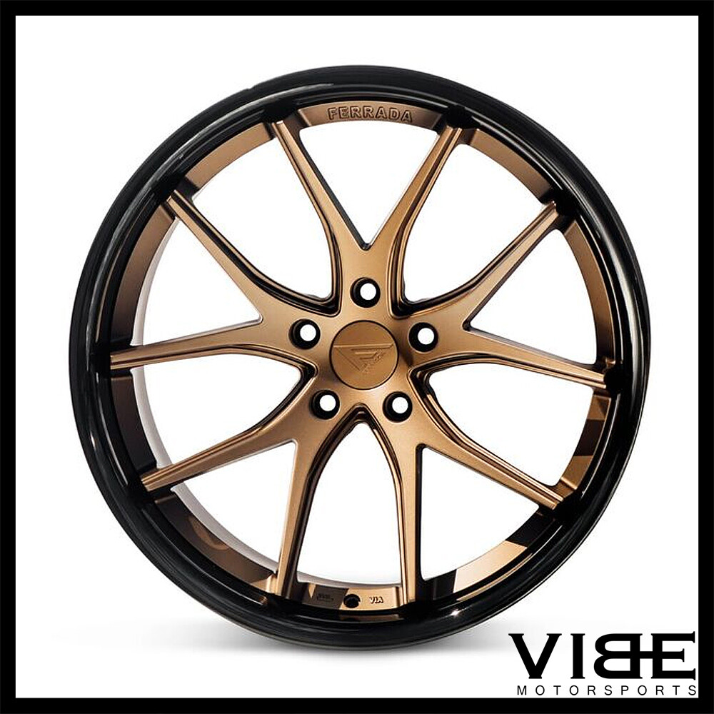 22" FERRADA FR2 BRONZE CONCAVE WHEELS RIMS FITS CHRYSLER 300 300C 300S ...