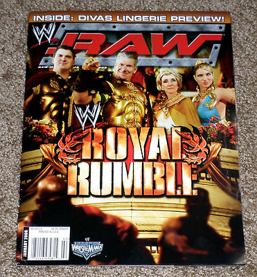 WWE RAW MAGAZINE January 2006 VINCE STEPHANIE & McMAHON FAMILY Cover NO ...