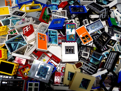 40 piece!!! Lego Windows and Doors Super Fun Lot {WASHED} | eBay