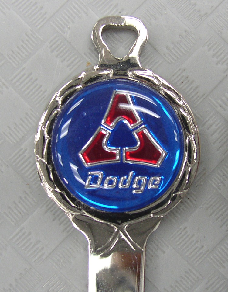 Blue Dodge Triangle White Gold Deluxe Classic Key Set 1974 1975 1976 ...