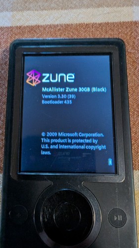 Microsoft Zune 30GB MP3 Player Model 1089 Tested Working | eBay