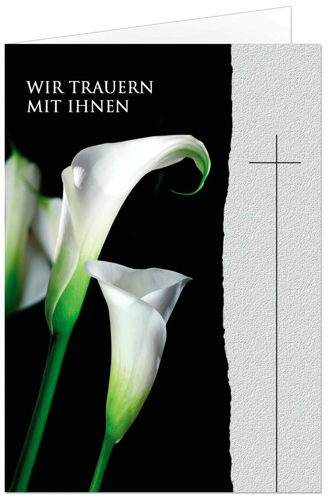 10 / 20 / 50 /100 Trauerkarten Beileidsbekundung Kondolenzkarten ...